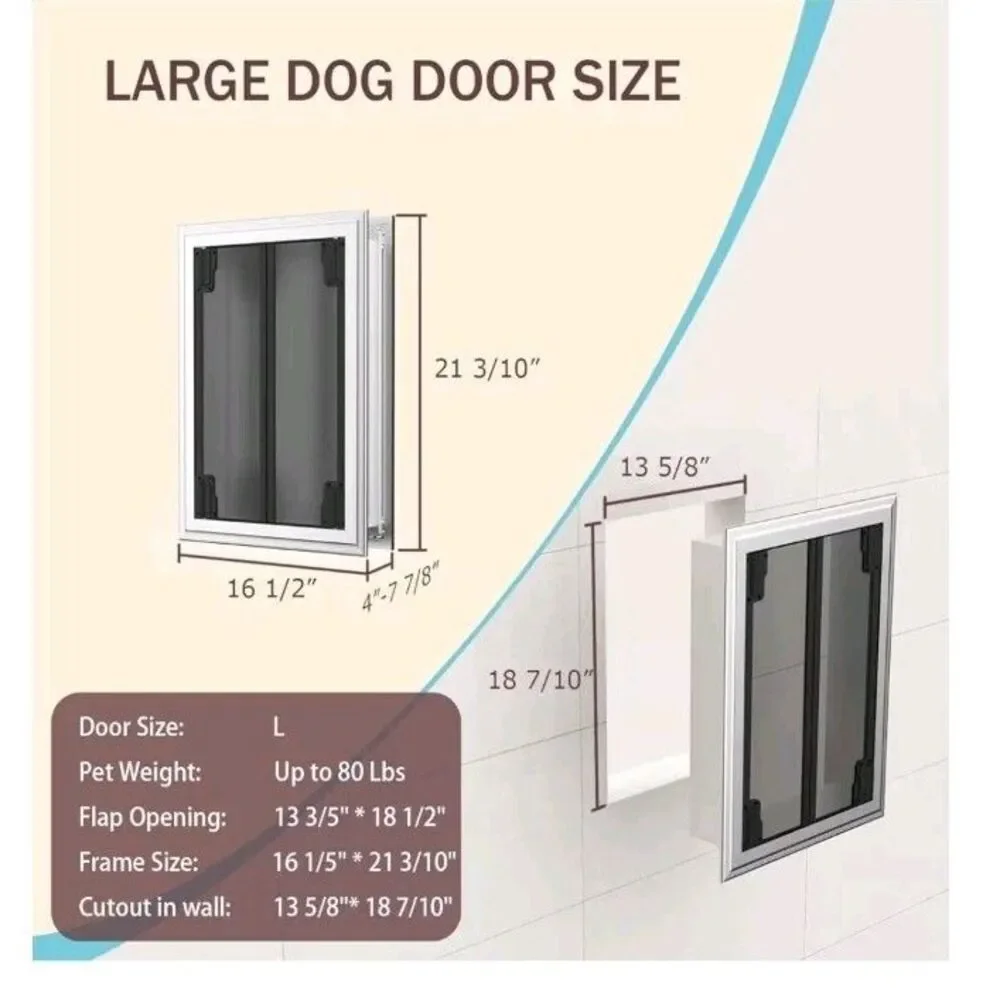 furrfinesse | Dog | Dog Door For Wall Energy Efficient French Doggie ...